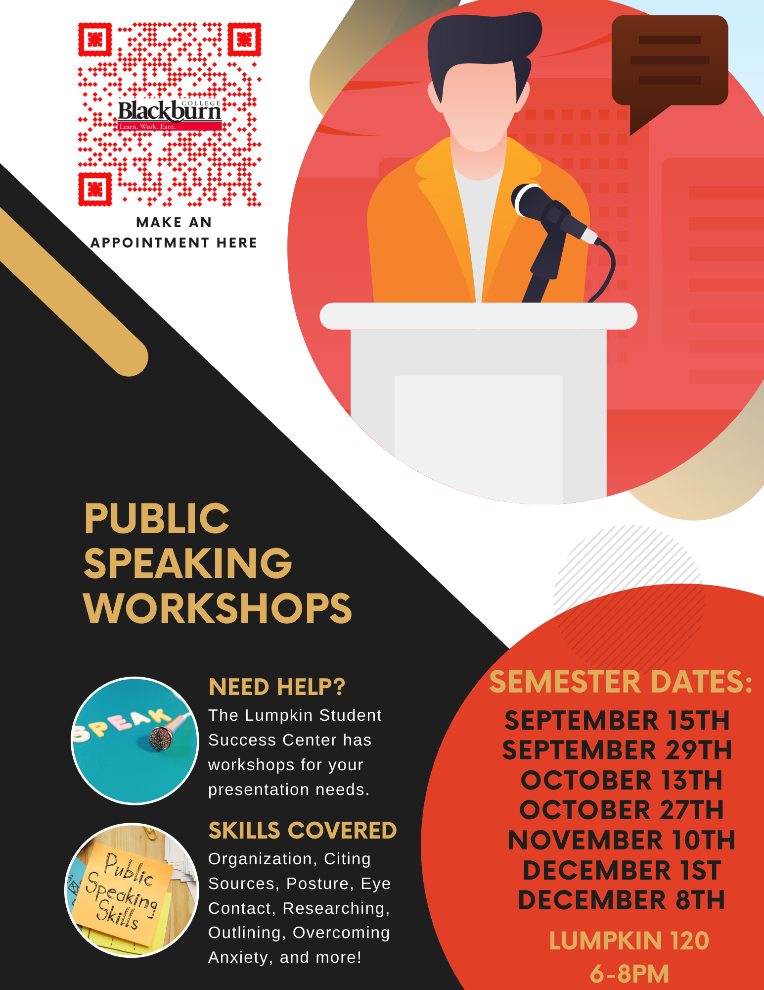 Public Speaking Workshop - Blackburn College